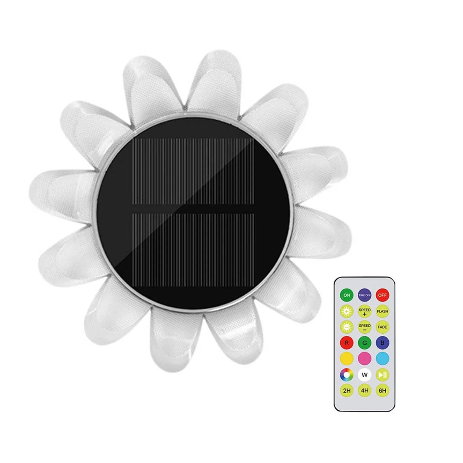 Hxlamzoo Solar-Powered Floating Pool Light with RGB Color & Remote ...