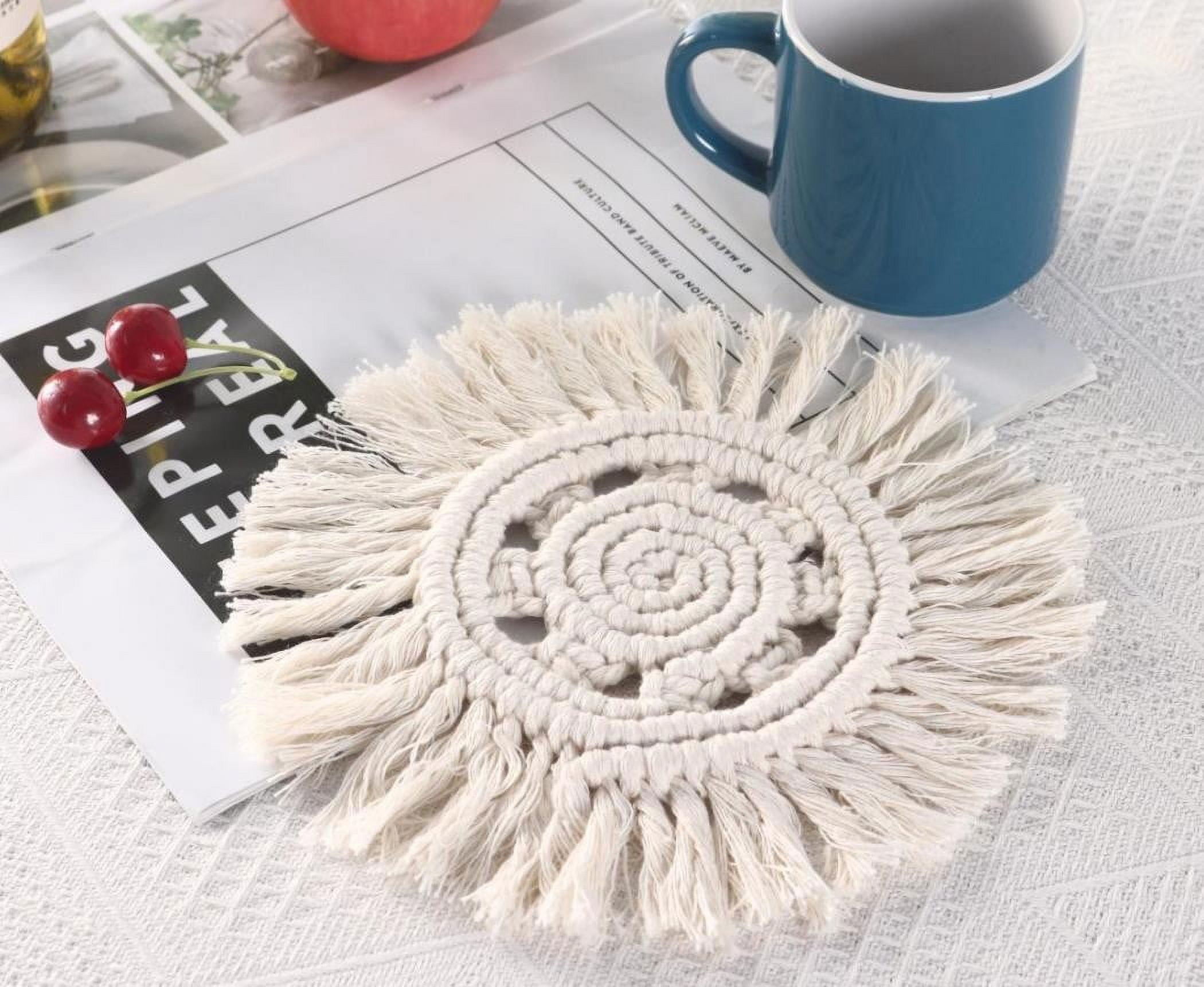 Hxlamzoo Trivets for Hot Dishes Desk Cup Coaster Boho Trivets ...