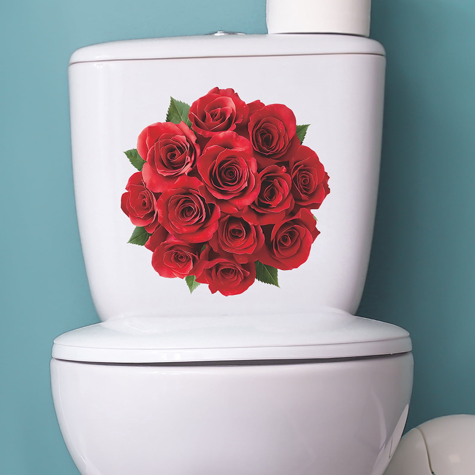 Hxlamzoo Valentine's Day Wall Stickers Self-Adhesive PVC Romantic ...