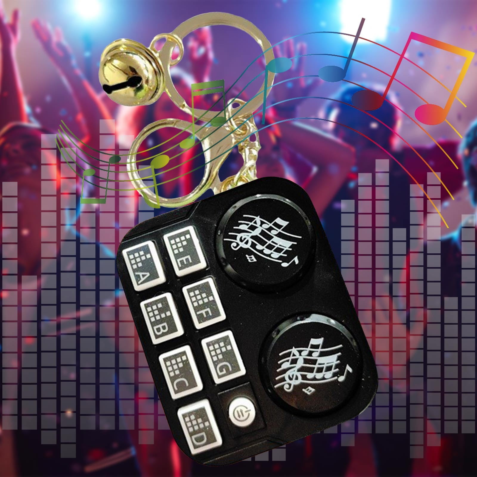 Hxlamzoo Wholesale DJ Disc Player Keychain Mini Musical Instrument Car ...