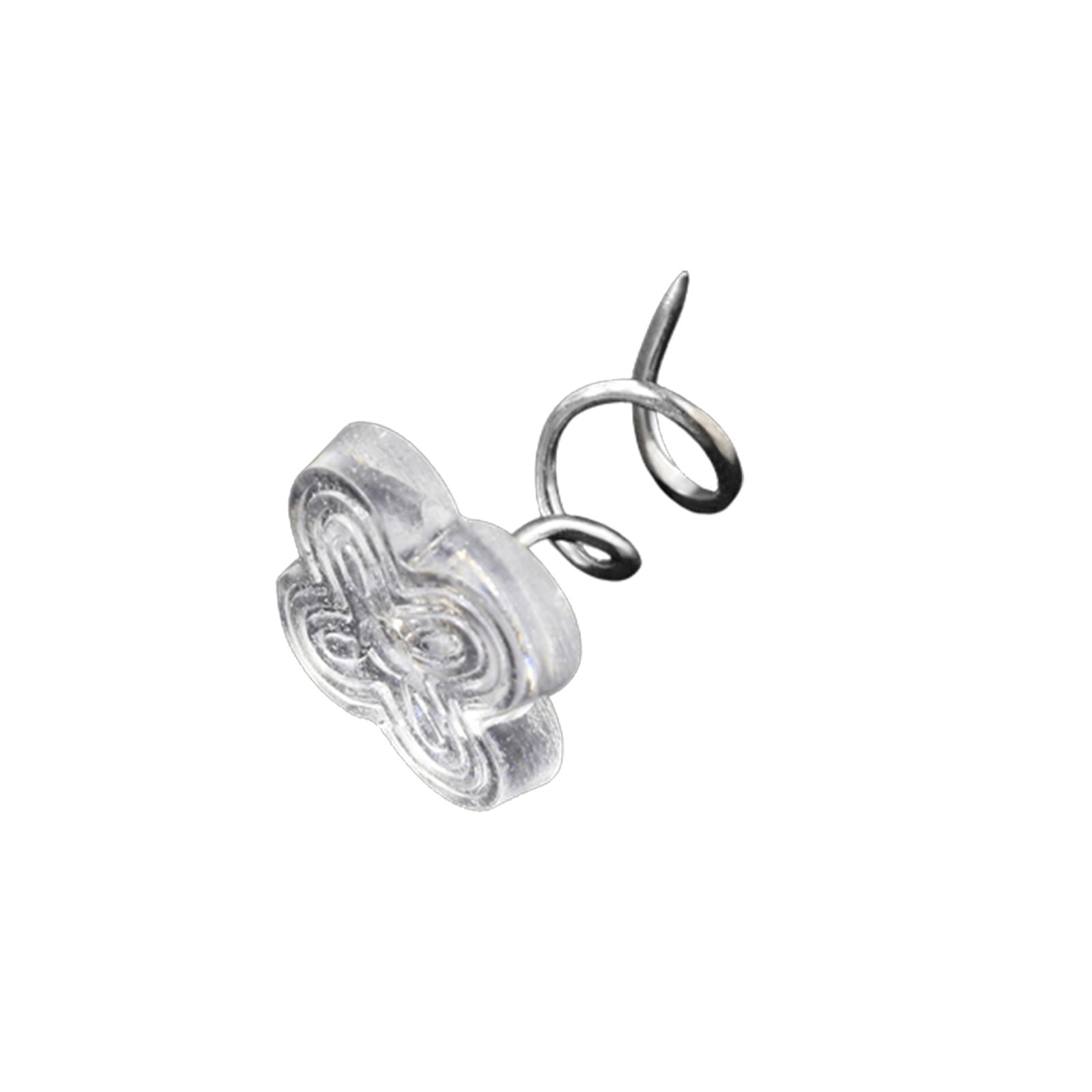Hxlazmoo 100pcs Clear Head Twisting Pins with Storage Box, Plastic ...