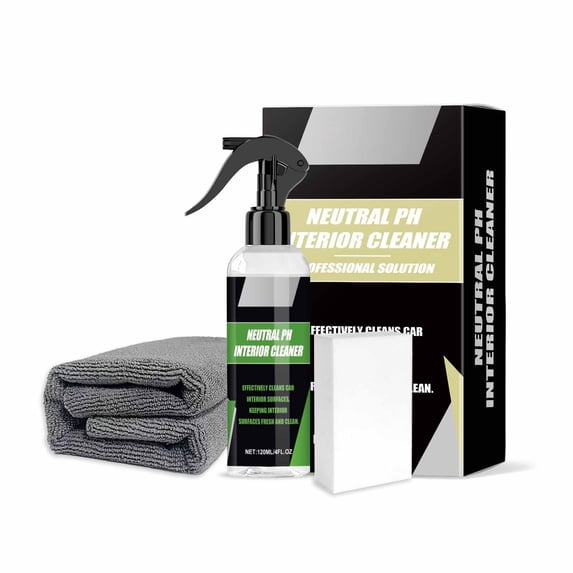 Hxlazmoo 120ml Car Interior Cleaner Kit - Fast-Acting Foam for Auto ...