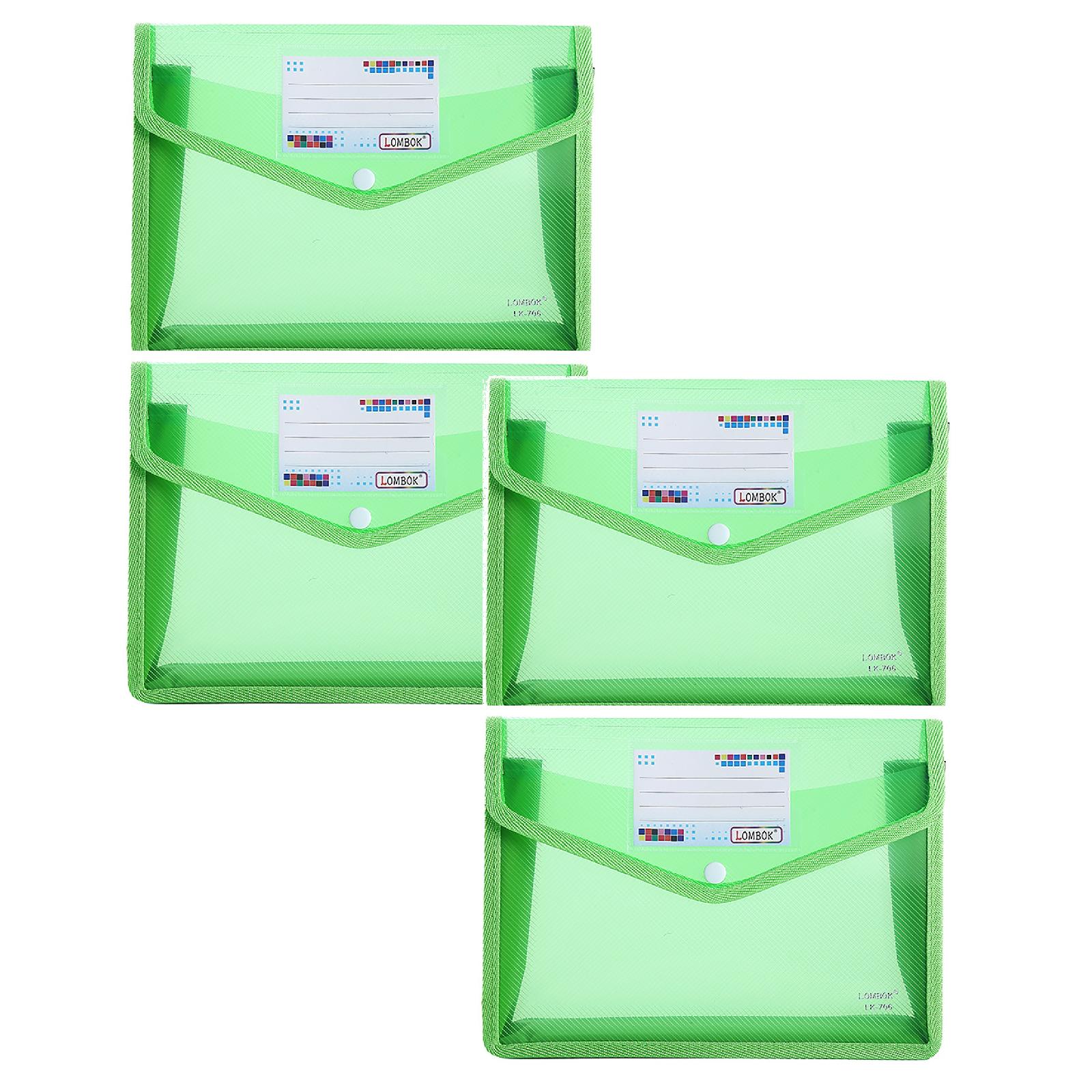 Hxoliqit 2PC Kids School Backpack Plastic File Folders A4 Size 2 Pcs ...