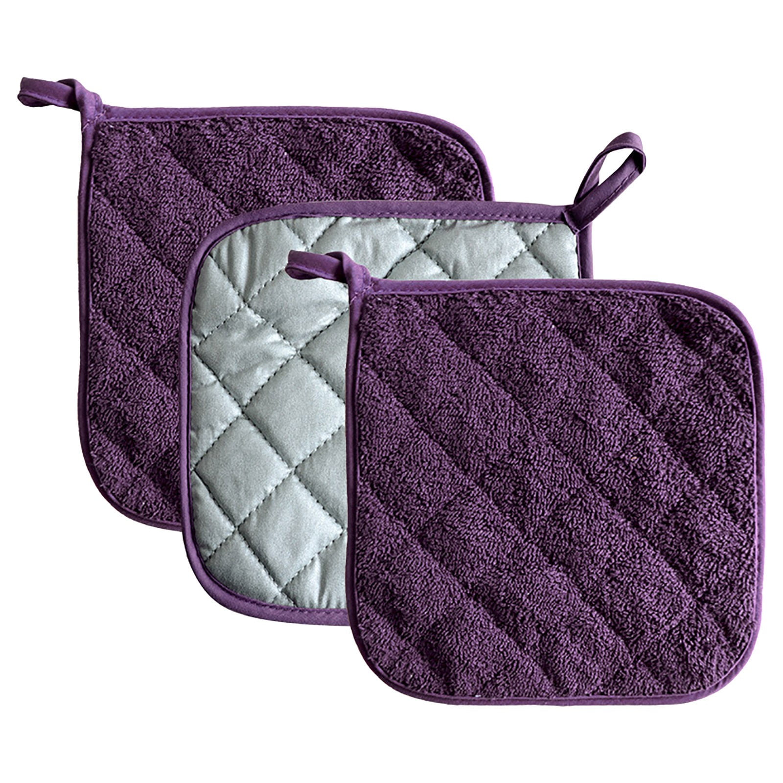 Hxoliqit Dinner Plate Mat Pure Cotton Pot Holders Cotton Made Machine ...