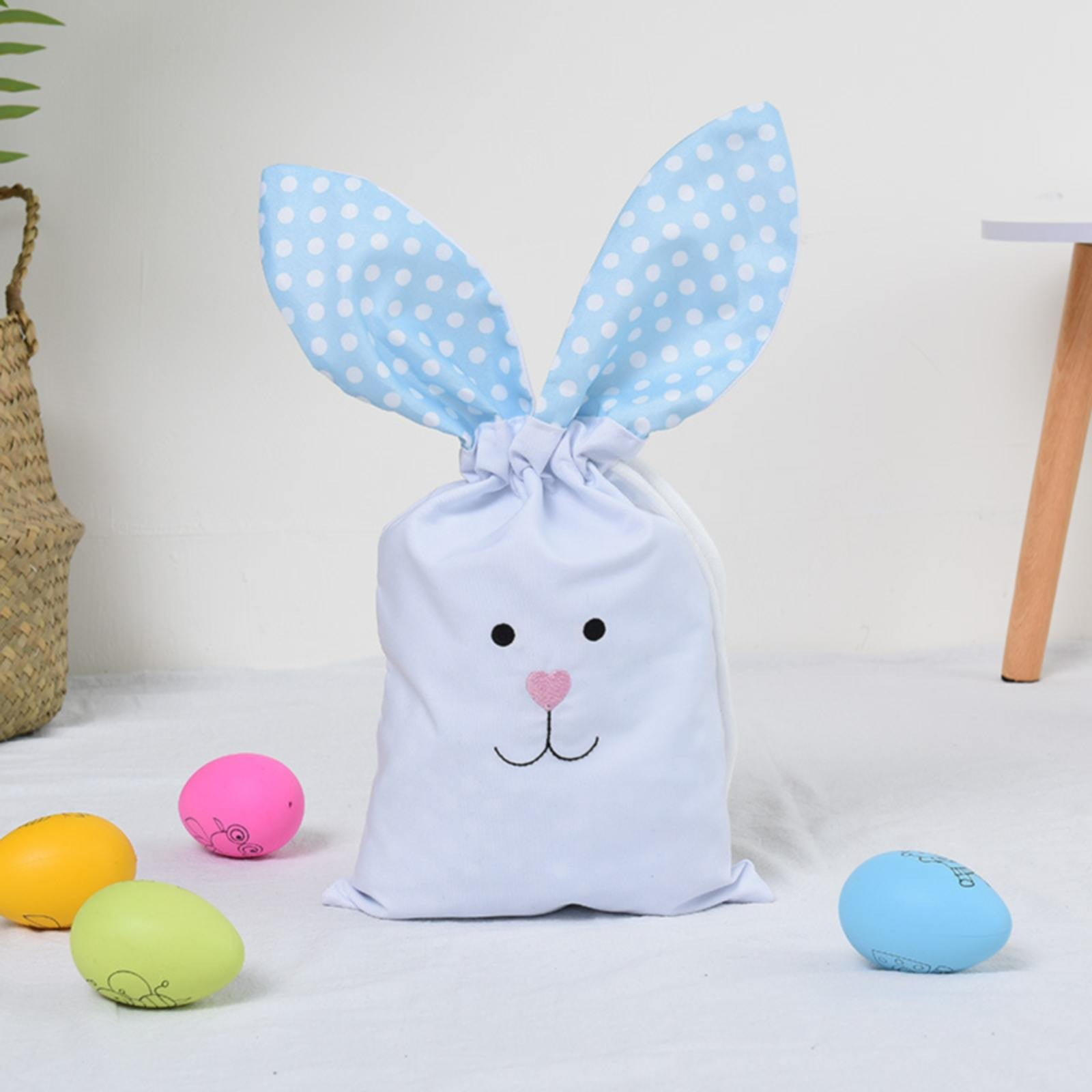 Hxoliqit Easter Drawstring Bag Cute Rabbit Gift For Easter Use For ...