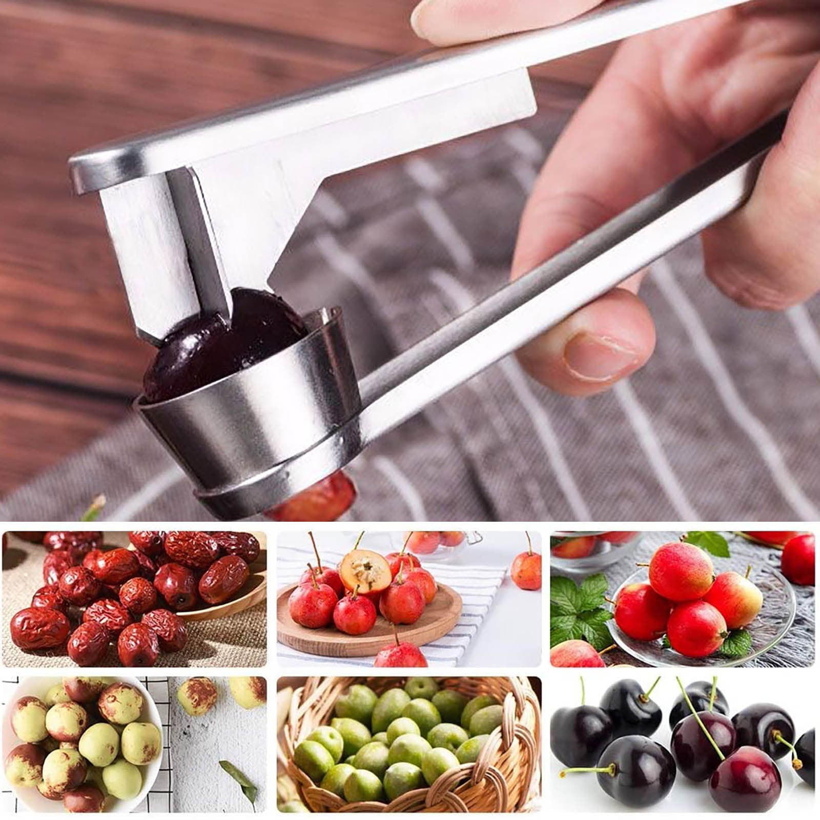 Hxoliqit Portable Tool Duty Seed Utensils Stainless Pitter Heavy ...