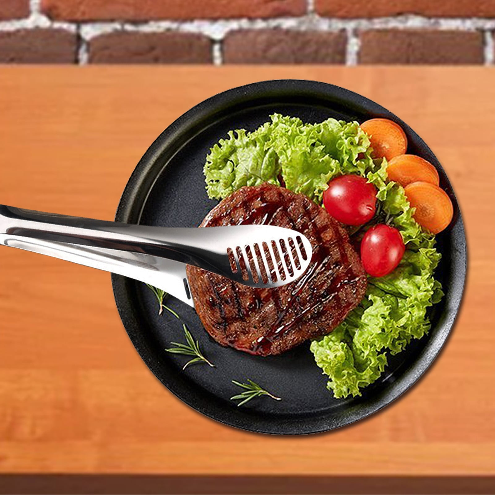 Hxoliqit Stainless Steel Exquisite Food Clip Barbecue Clip Steak Clip ...