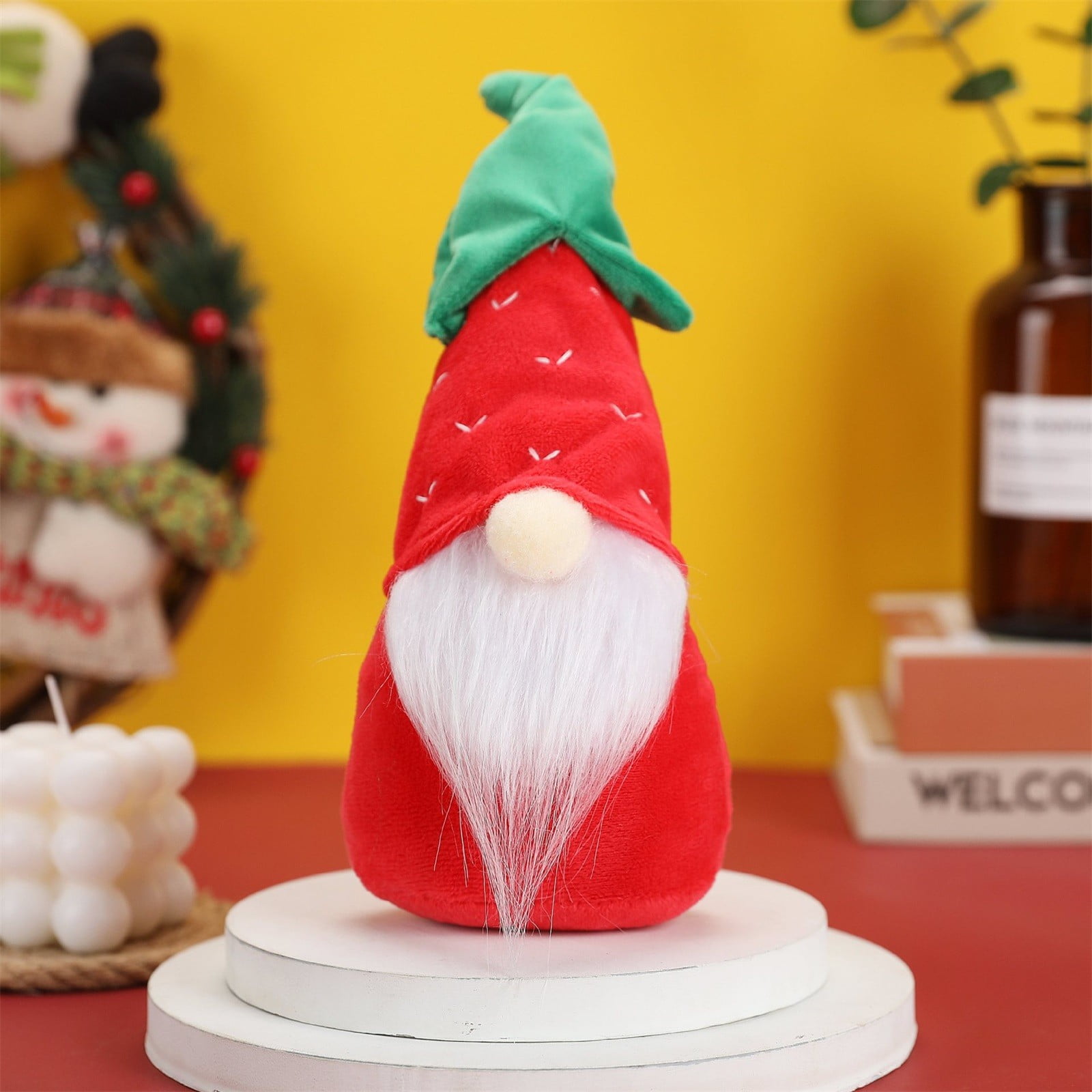 Hxoliqit Summer Fruit Banana No Face Man Watermelon Doll Strawberry ...