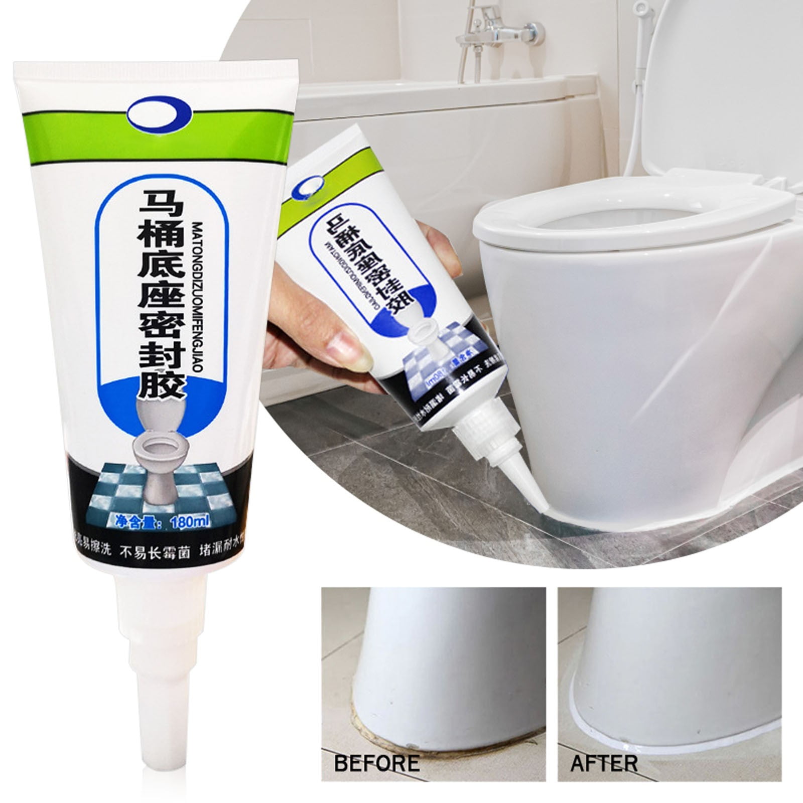 Hxoliqit Toilet Base Sealant Urinal Sealant Caulk Household Crocheting ...