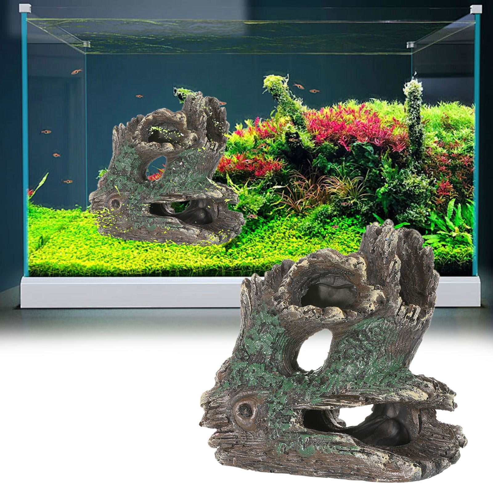 Hxoliqit Tree Trunk Aquarium Fish Aquarium Decoration Resin Wood ...