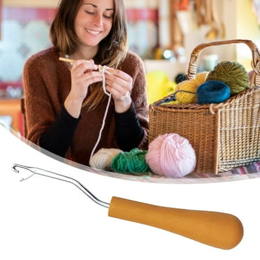 BETTERLIFE Wooden Crochet Needle Hook Puller Kits For Canvas Rug Mat ...