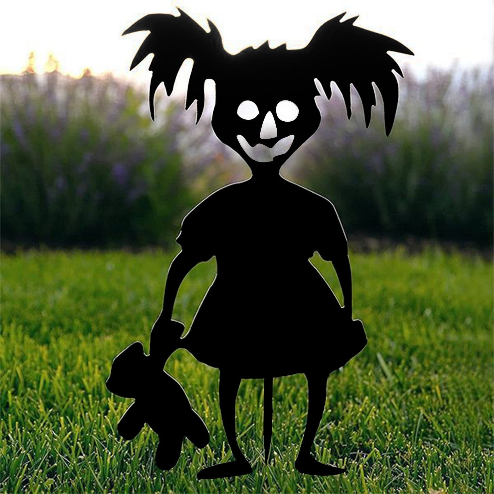 Hxoliqit Yard Signs Halloween Outdoor Scary Family Home Front Yard Sign ...