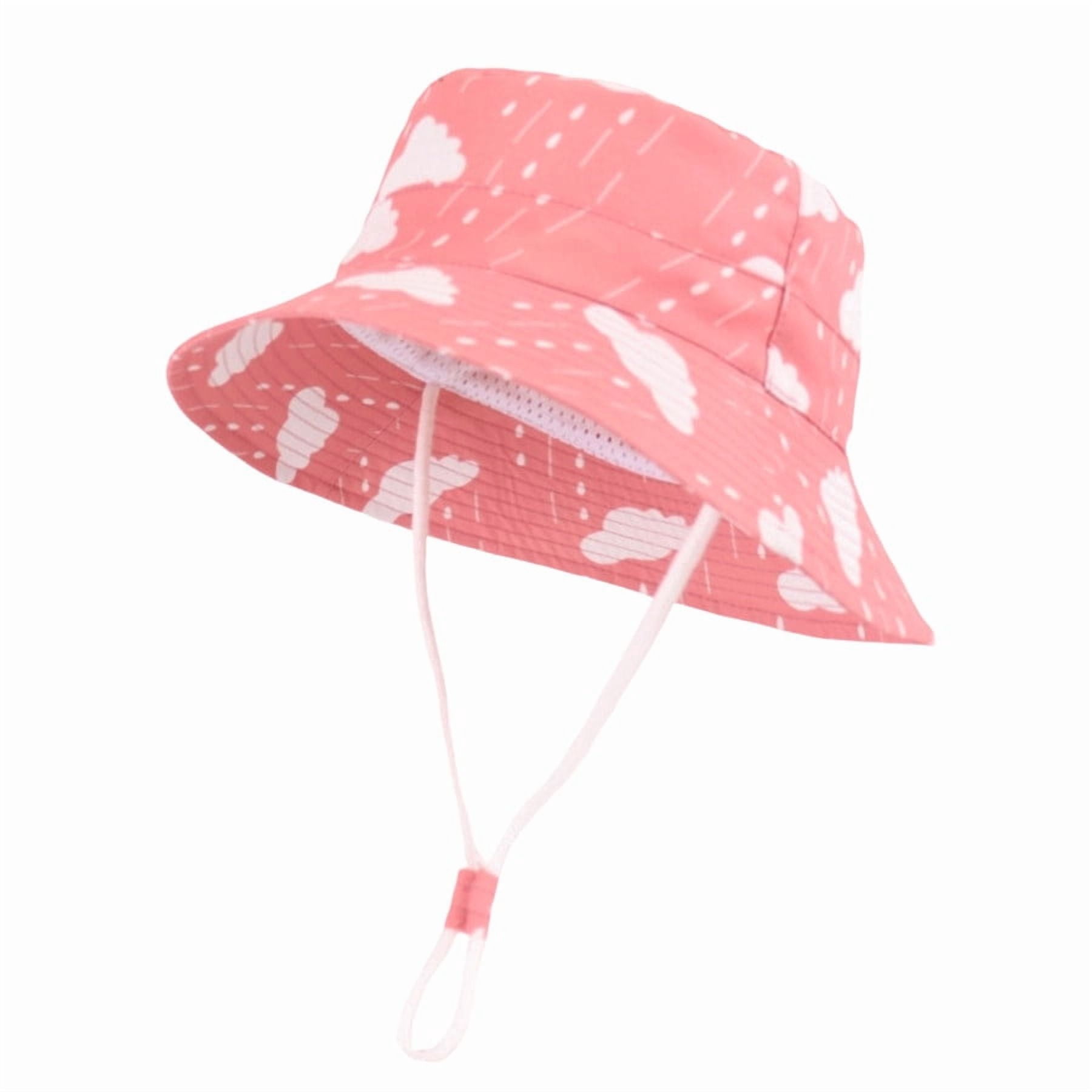 Hxshgdsn Cute Sun Hat for Kids with Cloud Print and Adjustable Strap ...