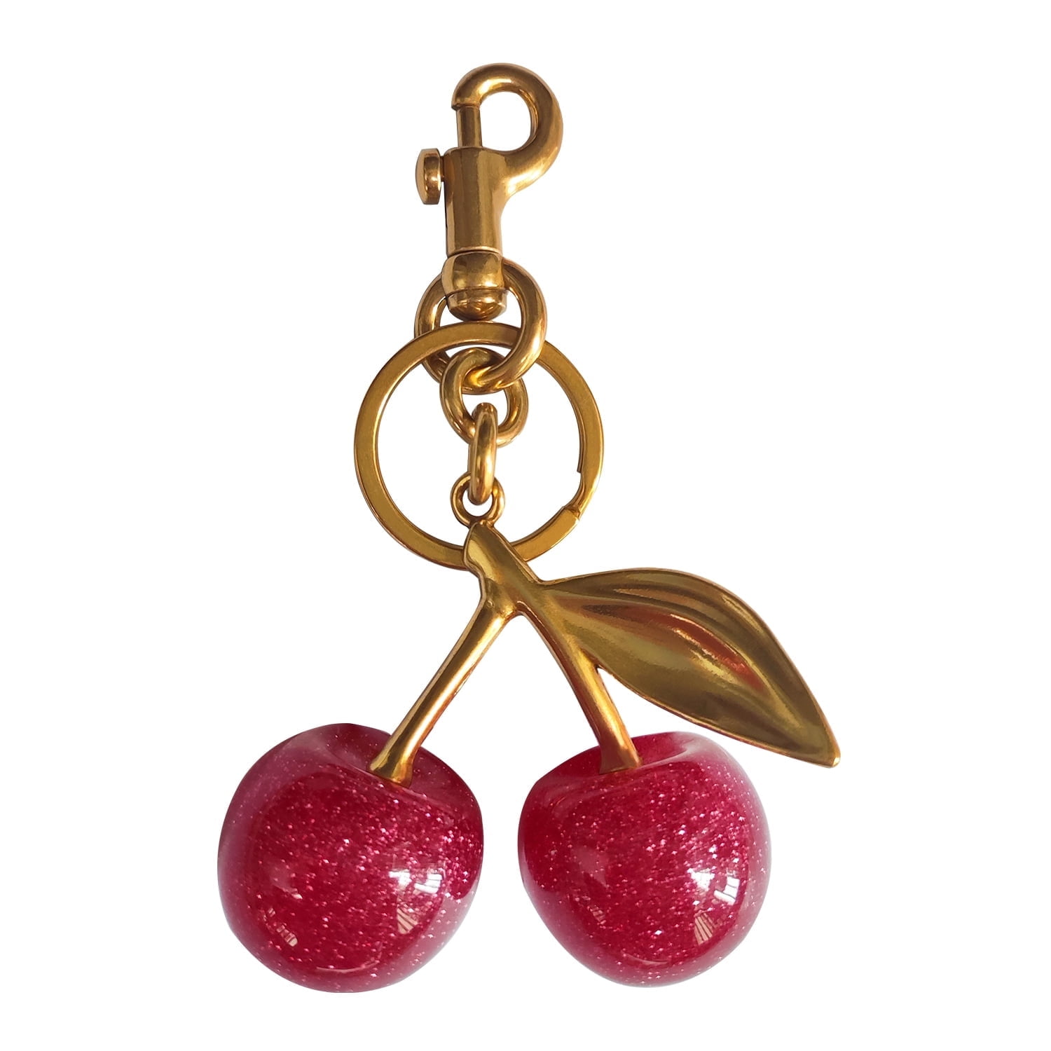Hxusin Keychain Cherry,Cherry Car Accessories,Black Cherry Keychain ...