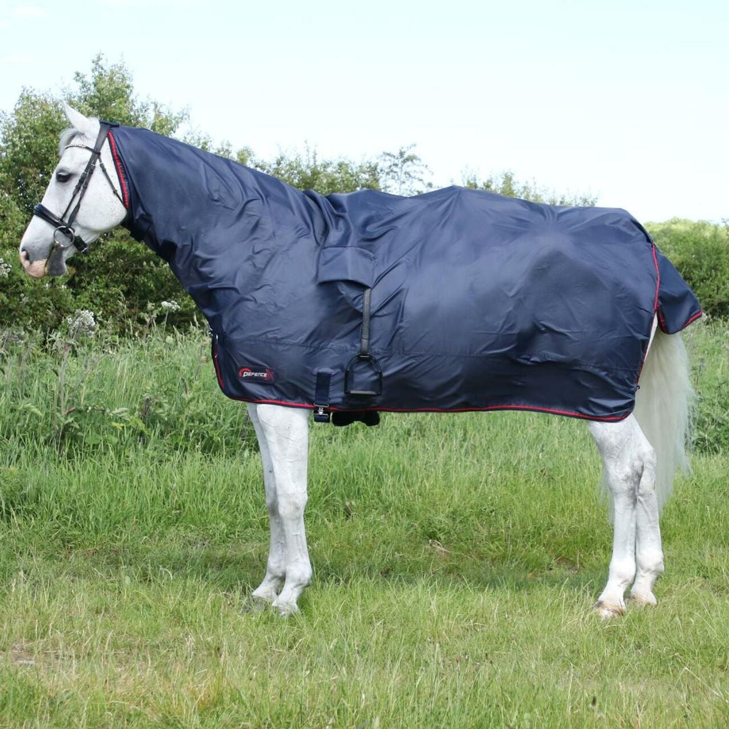 Hy DefenceX System RainX Fixed Neck Horse Turnout Rug - Walmart.com