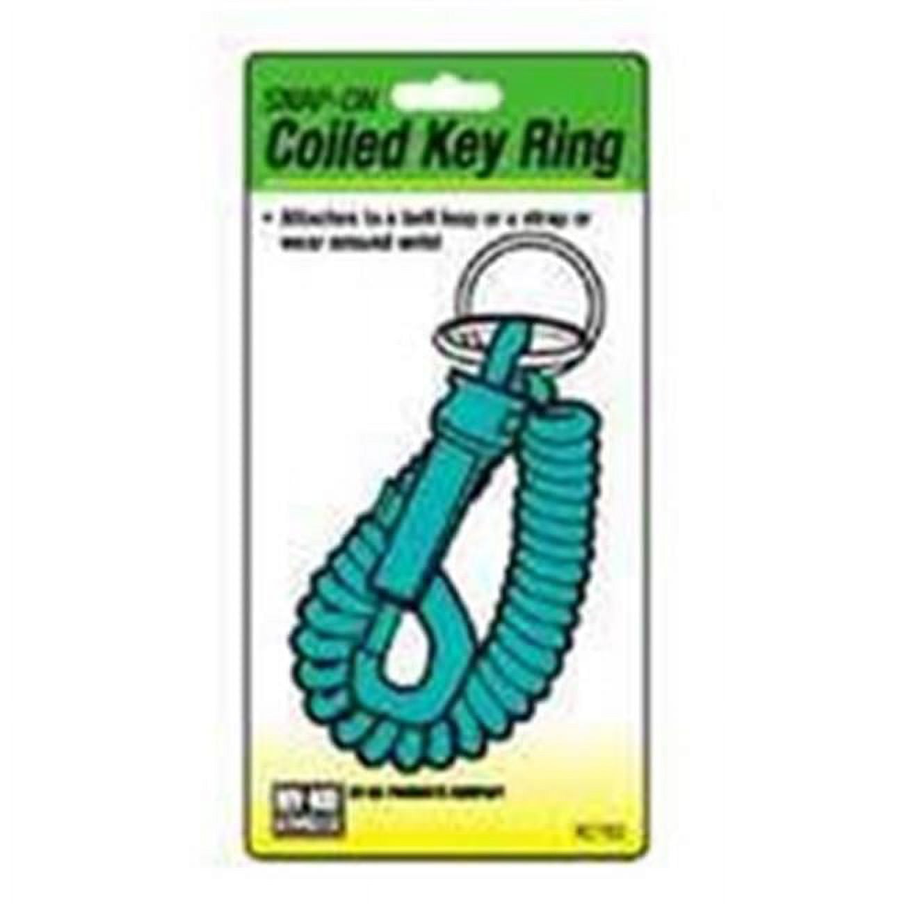 Hy KO Key Ring Coiled with Clip - Case of 25 - Walmart.com