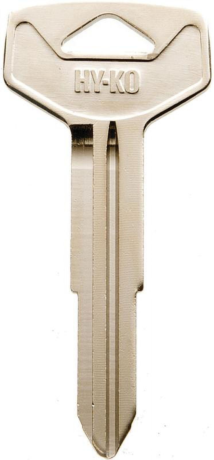 Hy-Ko 11010TR44 Key Blank, Brass, Nickel Plated - Walmart.com