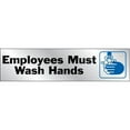 Hy-Ko 2x8 Employee Must Wash Hands Sign 489 - Walmart.com