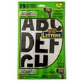 HY-KO Reflective Vinyl Letter Kit, 3 Inch Self-Adhesive Stickers for ...