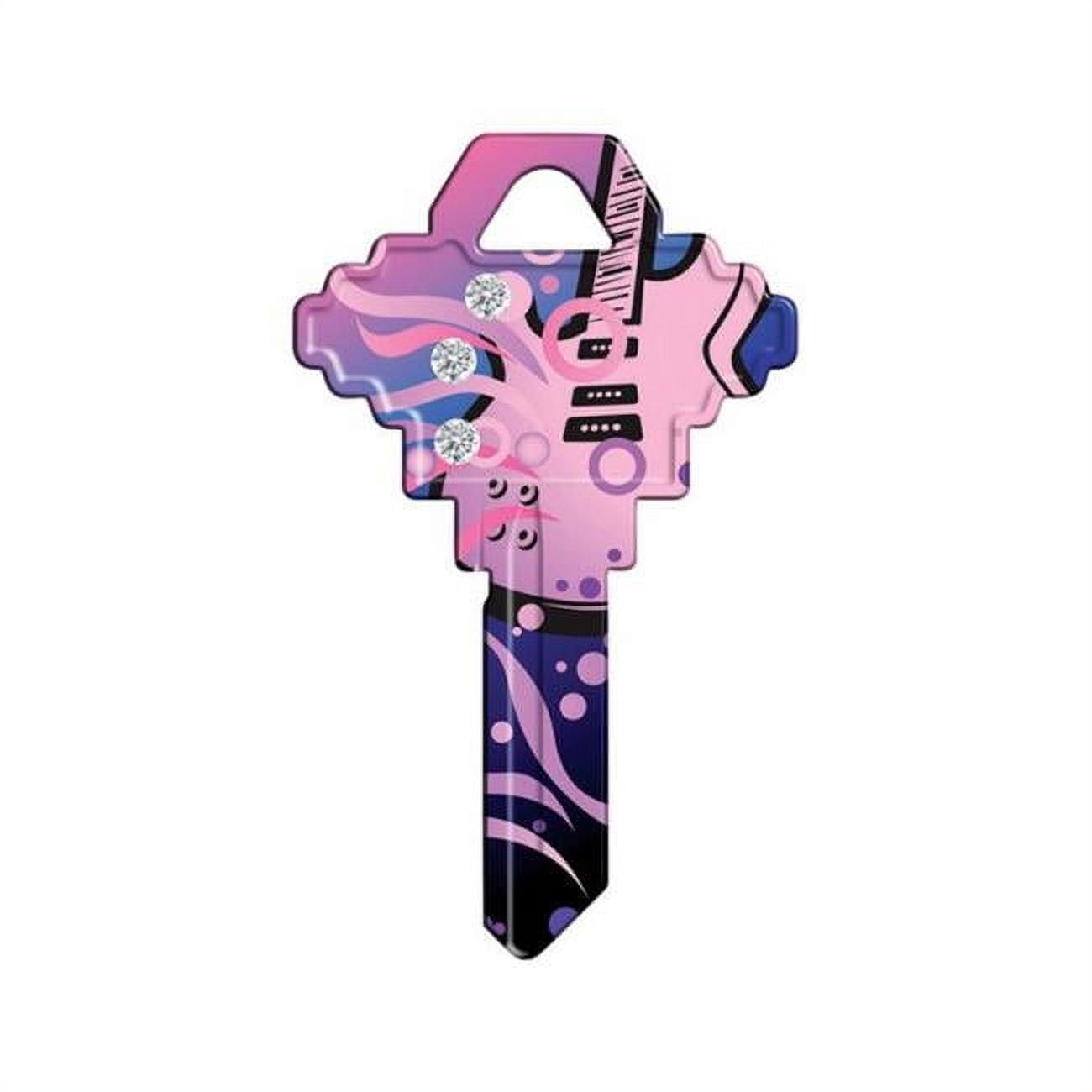 Hy-Ko Cylinder Single Sided Key Blank, 4 in L x 2 in W x 1/4 in D ...