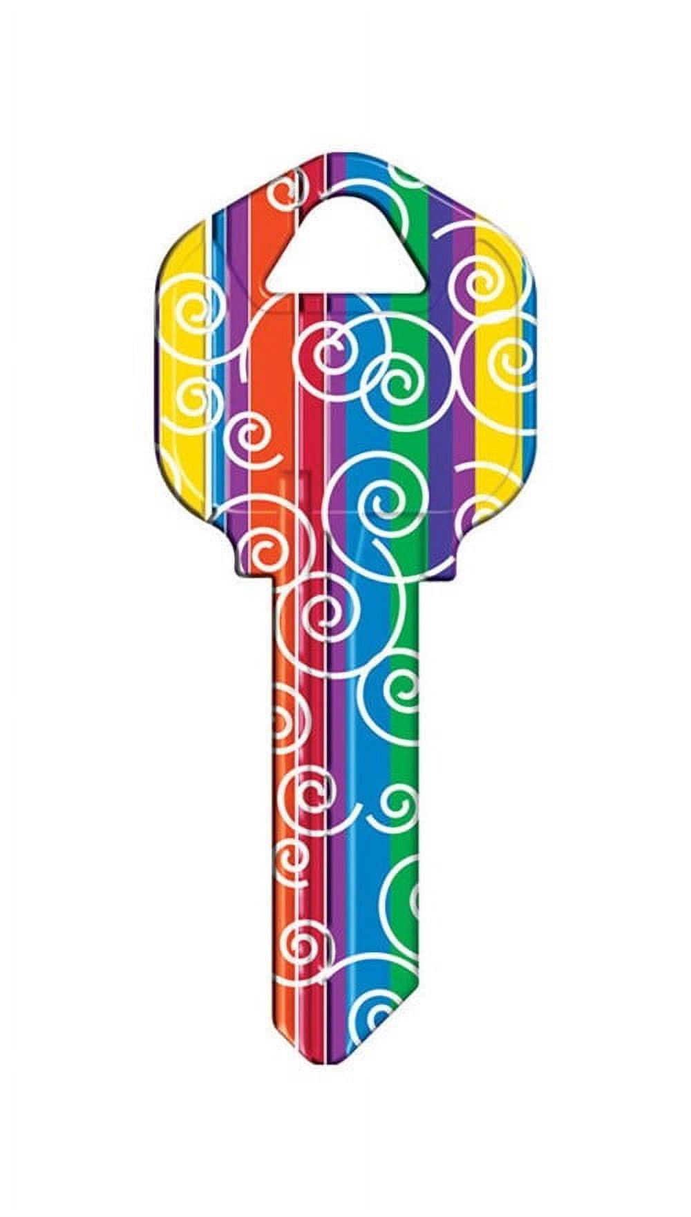 Hy-Ko Cylinder Single Sided Key Blank, Painted - Walmart.com