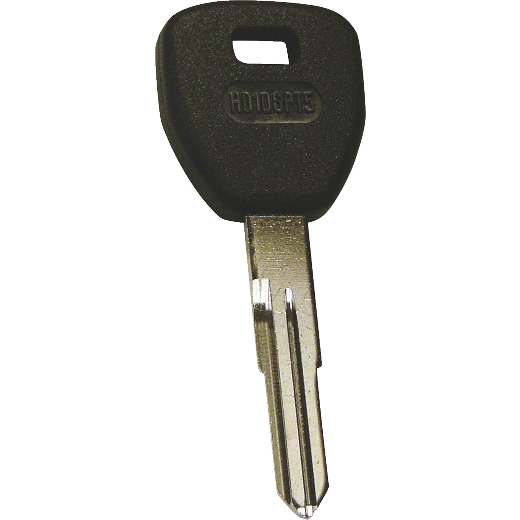 Hy-Ko HD106 Honda Transponder Key Blank, Programmable Chip, Precision ...