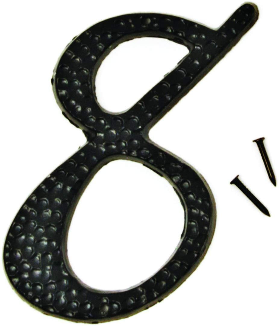 Hy-Ko House Number Colonial Black 3-1/2" - Walmart Business Supplies
