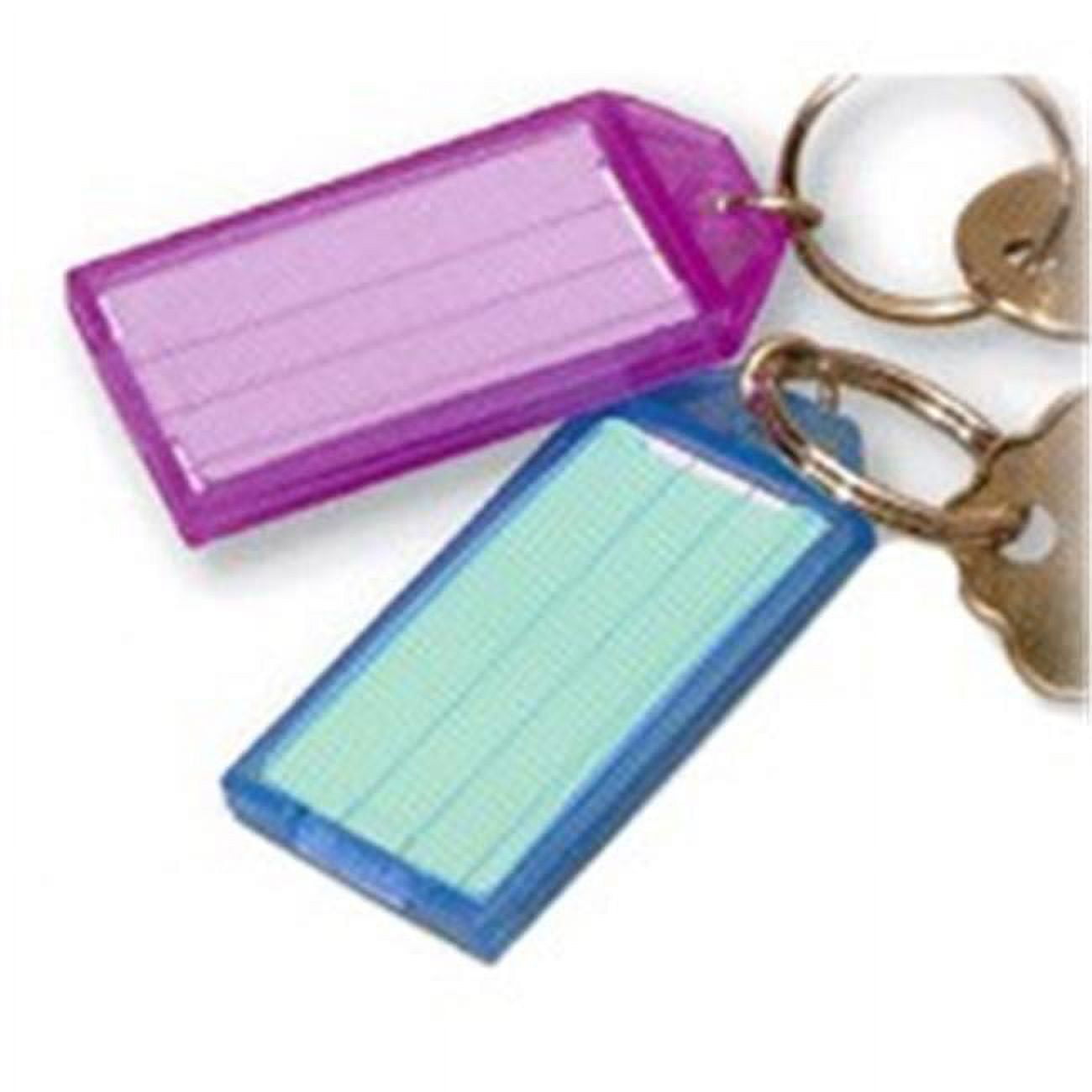 Hy-Ko KB142 Clear Plastic Key Tag, 1-1/8" x 2-1/4" - Walmart.com