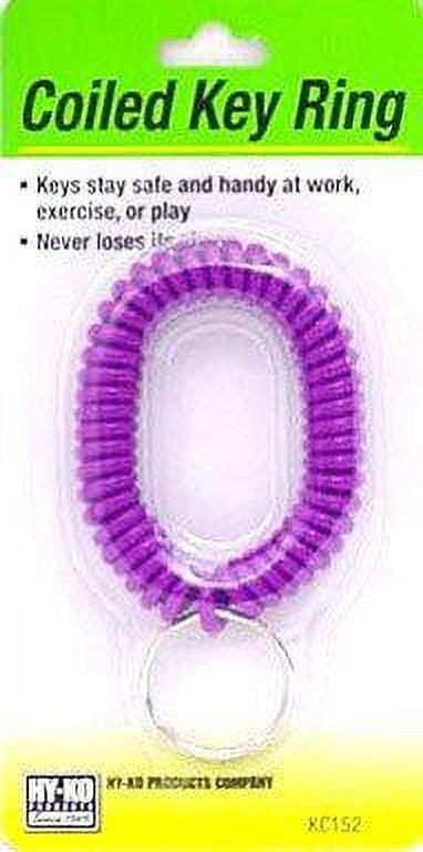 Hy-Ko KC152 Wrist Coiled Key Ring with Split Ring, Each - Walmart.com