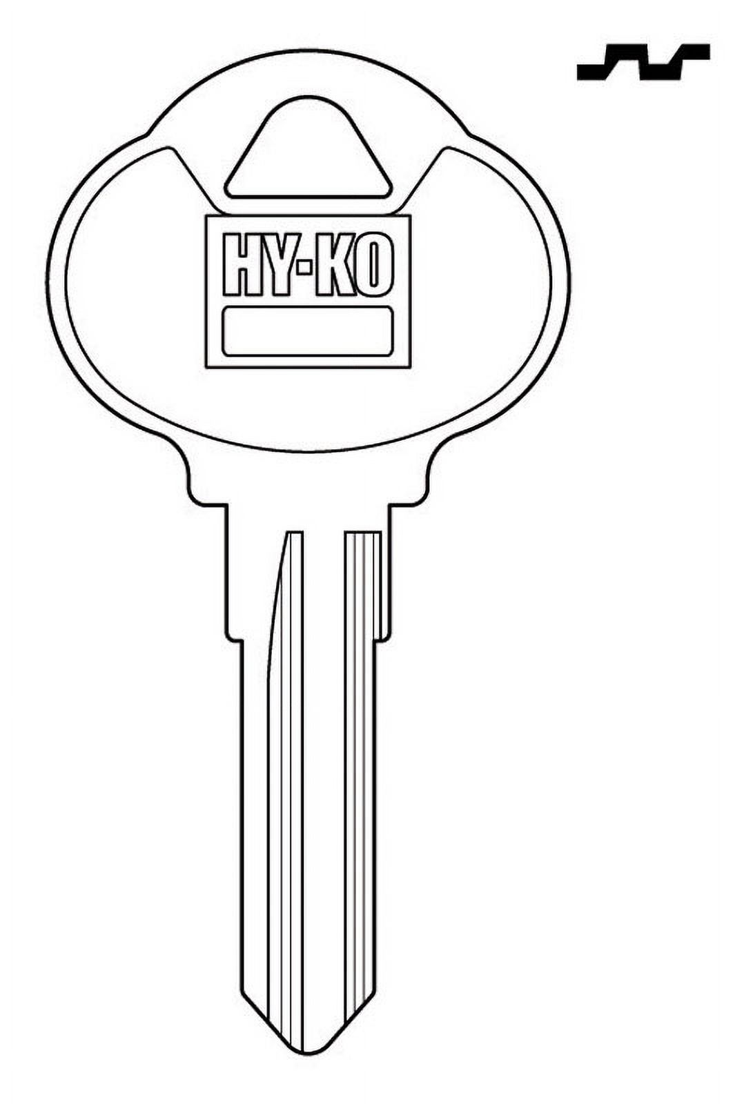 Hy-Ko Key Blank Cylinder The Club Ez# Clb8 10 Pc / Bag Upc Coded Pack ...
