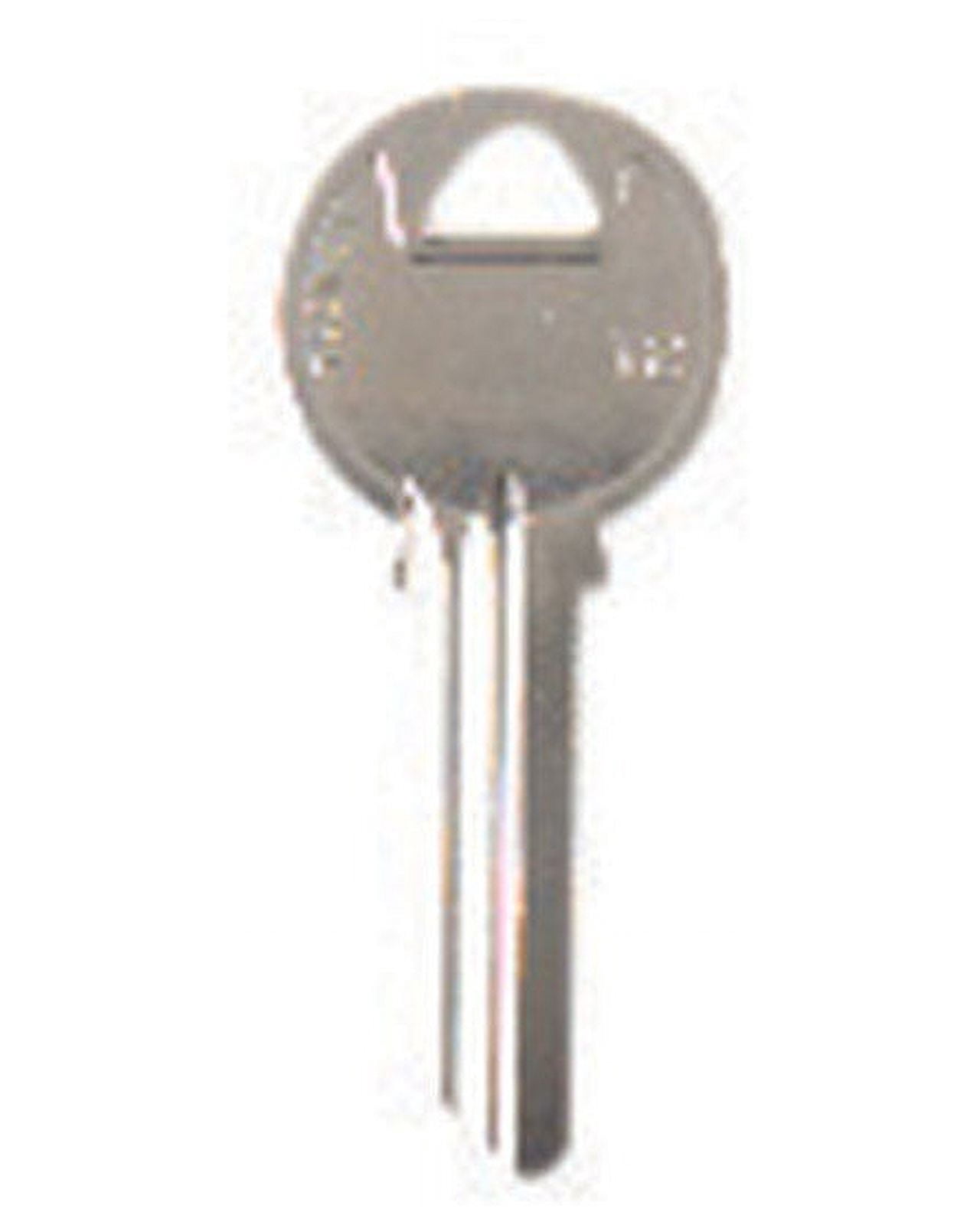 Hy-Ko 11010Y2 Key Blank, Brass, Nickel Plated - Walmart.com
