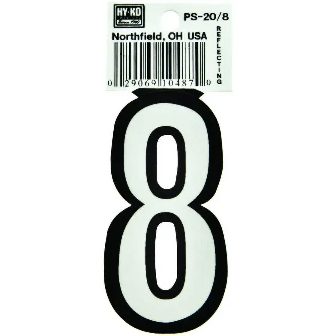 Hy Ko PS-20/8 PS 20 Series 3-1/4 Inch Bend And Peel Reflective Vinyl ...