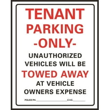 Service Department Signs