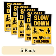 GoSports Neon Children's Slow Down Man! High Visibility Street Safety ...