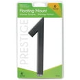 HY-KO 6" Black Floating Mount House Number 1 - Walmart.com