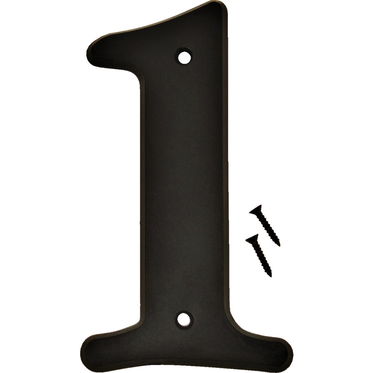 Hy-Ko Products 30201 Plastic House Number 1 ONE 6" High, Black, 1 Piece ...