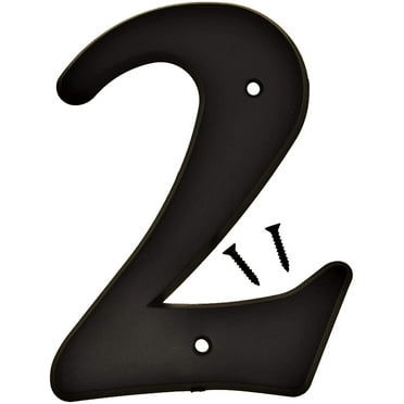 Hy-ko 3-inch Reflective Vinyl Number 3, Self-adhesive, Weather