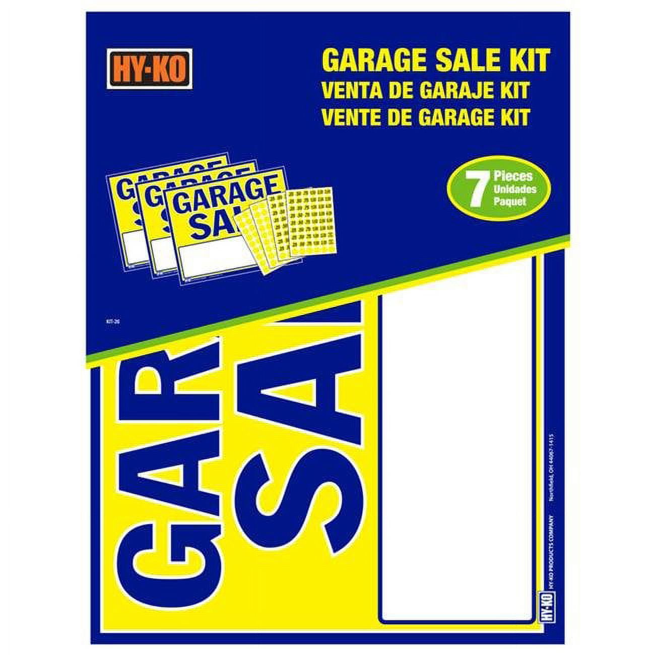 Hy-Ko Products 5992862 English Garage Sale Sign Card Stock, 11 x 14 in ...