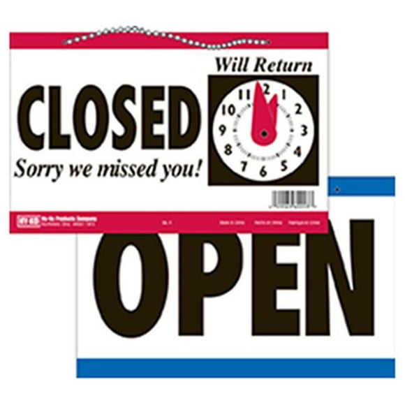 Shop Open and Closed Signs for Business in Bright and Wooden Styles