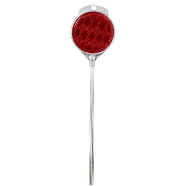Hy-Ko DM100R48 Driveway Marker, Aluminum Post, Red Reflector - Walmart.com