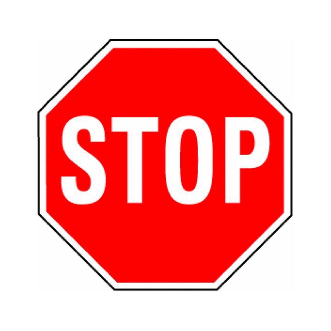 Hy-Ko Products HW-31 Aluminum Stop Sign, 18" - Walmart.com