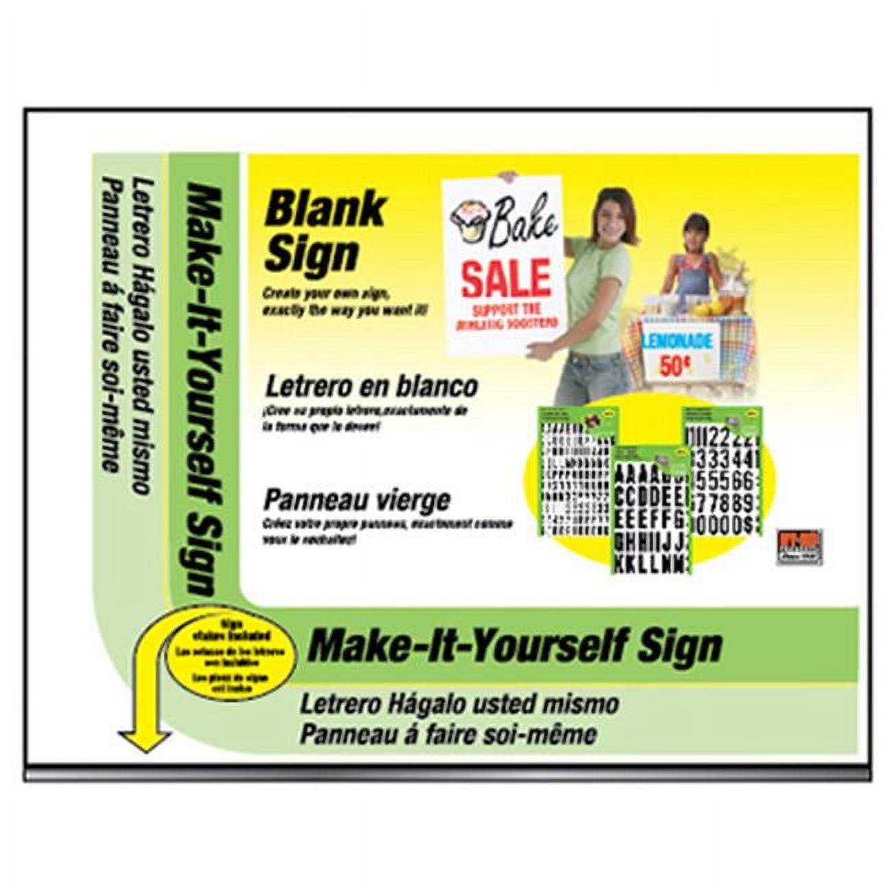 Hy-Ko Products MYO-1 14 x 18 in. Blank Sign - Walmart.com
