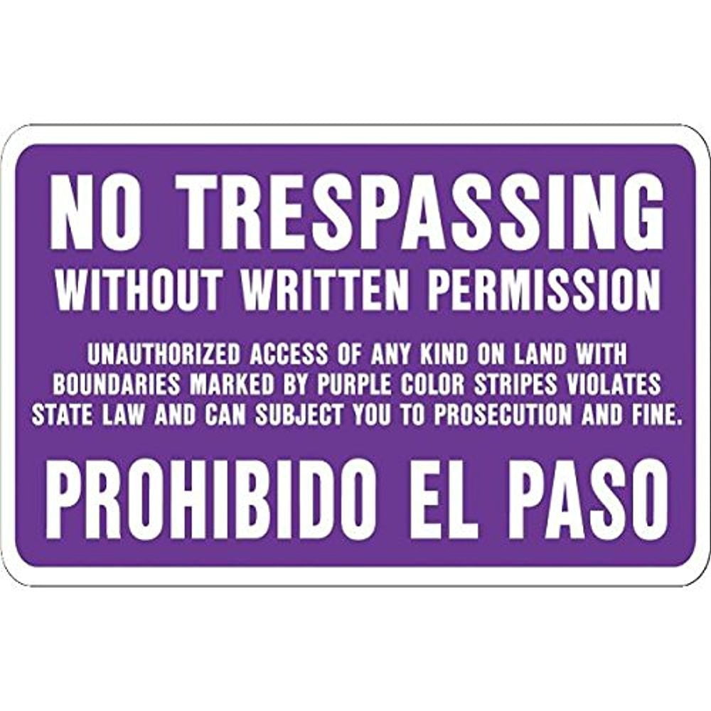 Hy Ko Products No Trespassing Sign