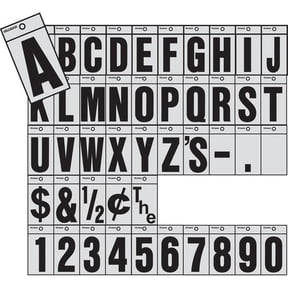 Hy-ko Numbers, Letters & Signs