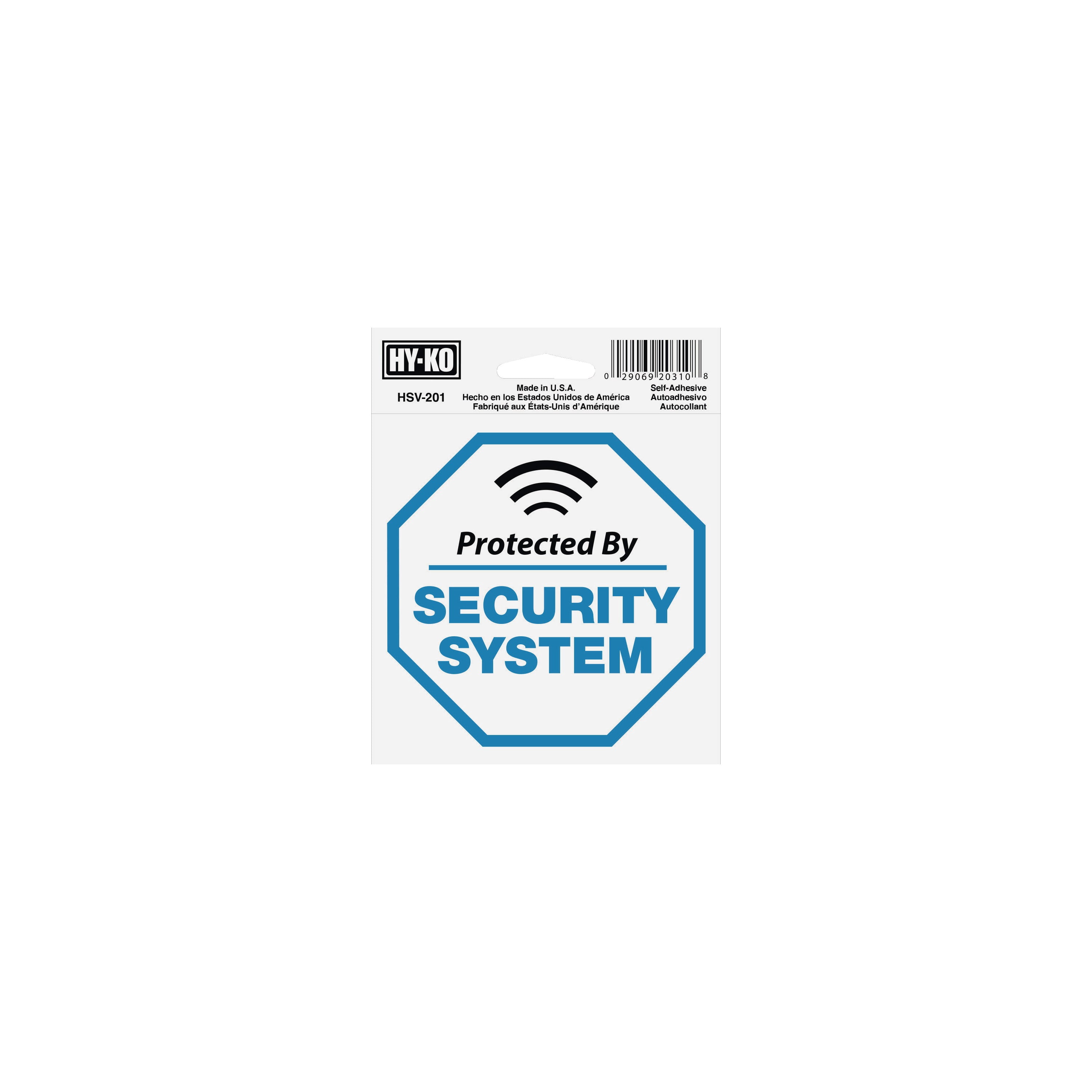 Hy-Ko Self-Adhesive Vinyl Sign - Pack of 12 - Walmart.com