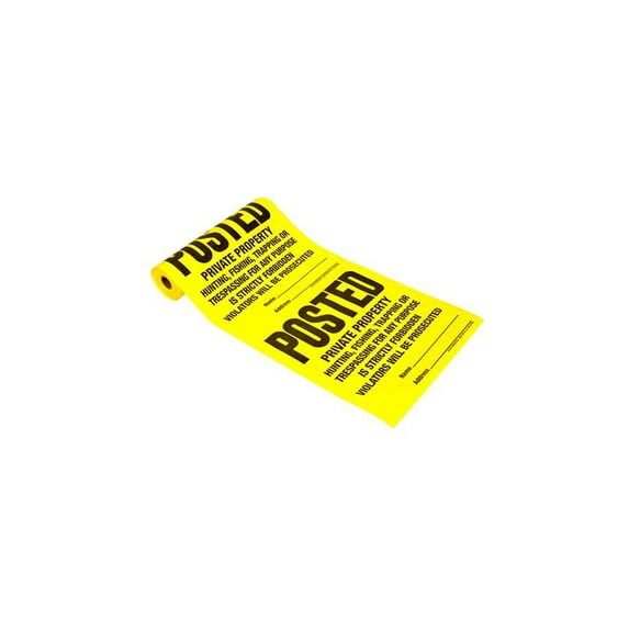 Hy-Ko TSR-100 Tyvek Perforated Signs Roll, 11" x 11", Roll of 100 ...
