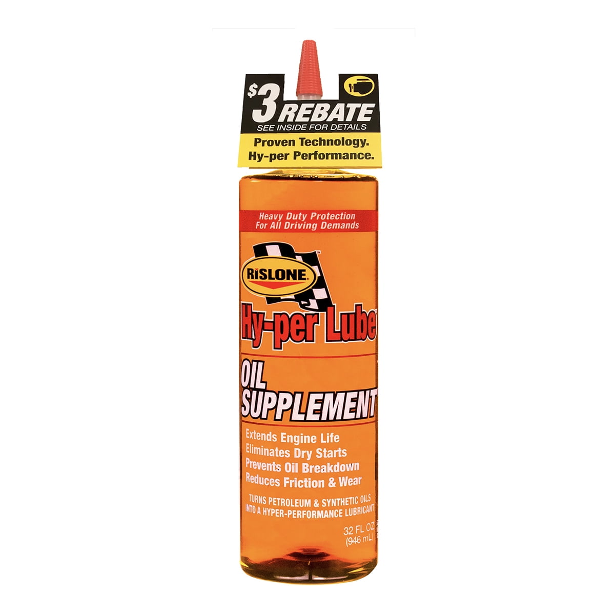 Rislone Hyper Lube Oil Supplement Automotive Additives, 32 oz - Walmart ...