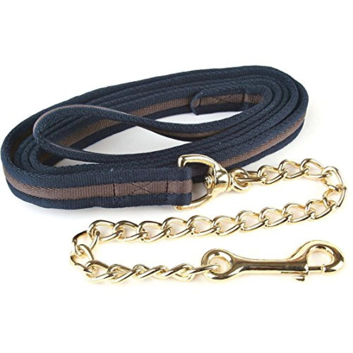 Hy Soft Webbing Lead Rein With Chain - Walmart.com