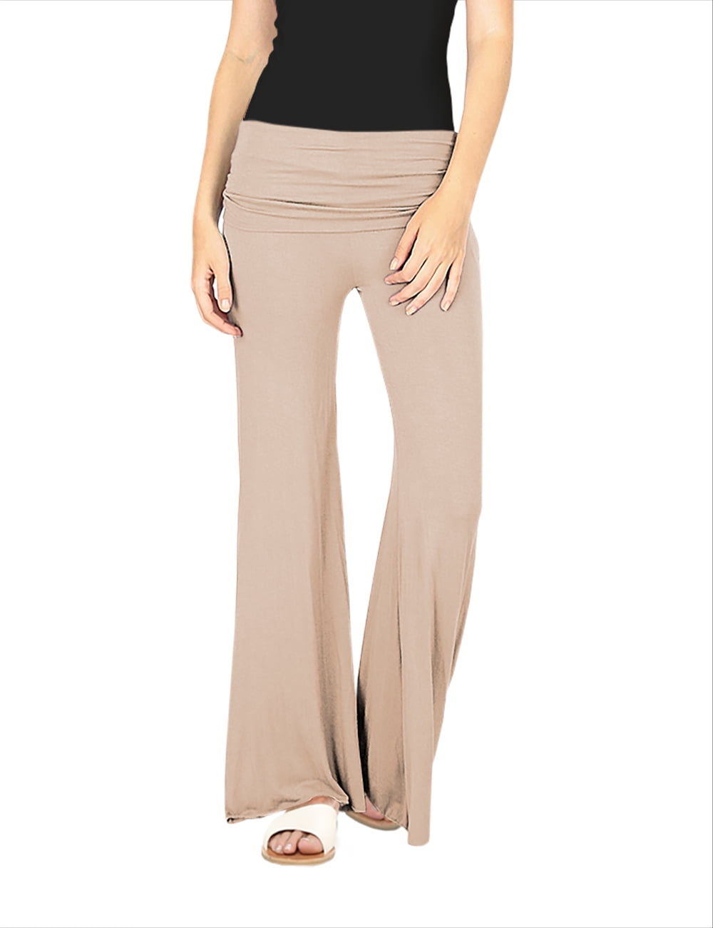 HyBrid & Company Womens Super Comfy Flowy Wide Leg Palazzo Pants Made ...