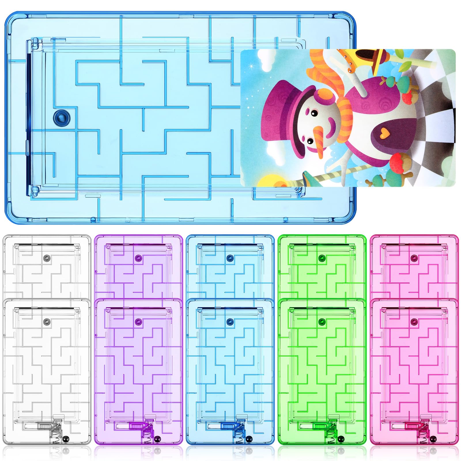 HyDren 10 Packs Gift MSF2 Card Holder Maze Puzzle Money Puzzle Gift ...